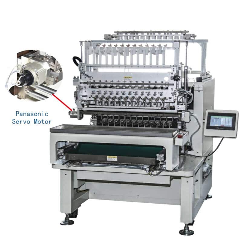 High Speed 6 Axis Six Spindles Semi Automatic Copper Wire CNC ...