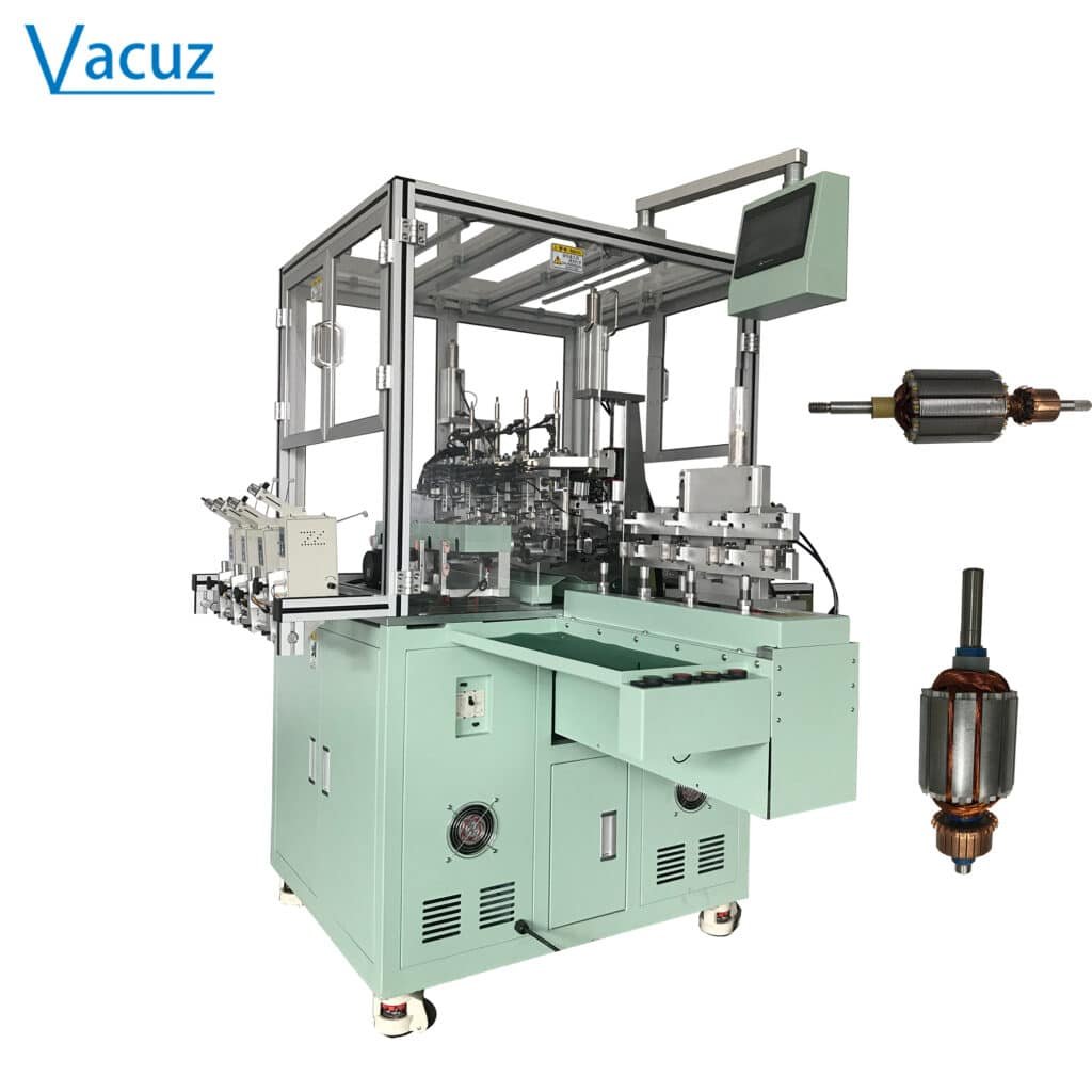 Vacuz Two Stations Armature Rotor Automatic Power Tools Turbine Motor ...