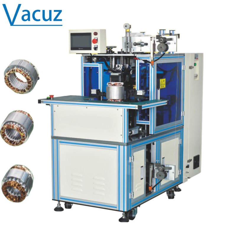 Vacuz Motor Stator Winding Automatic Binding Machine In And Out Station
