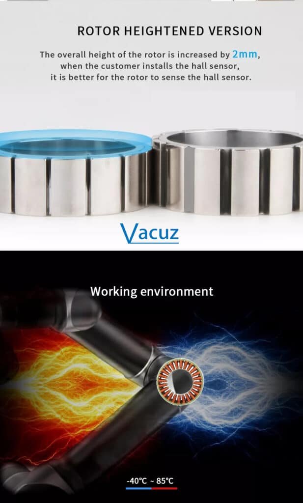 24V BLDC Frameless Separate Rotor Stator Inrunner Brushless Robot Arm ...