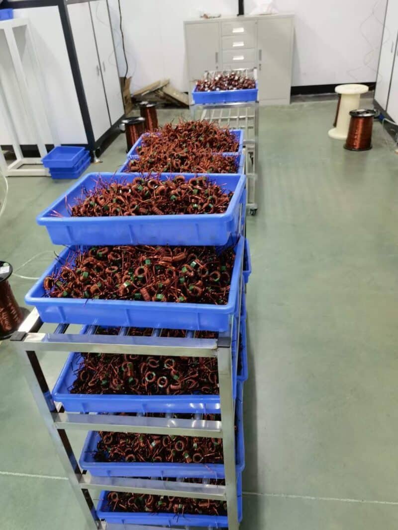 Two Stations Fully Automatic Common Mode Choke Toroidal Coil Inductor ...