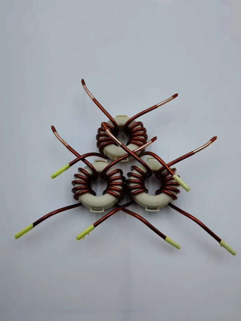 2.5mm Copper Wire Common Mode Toroidal Coil Inductor Automatic Winding ...