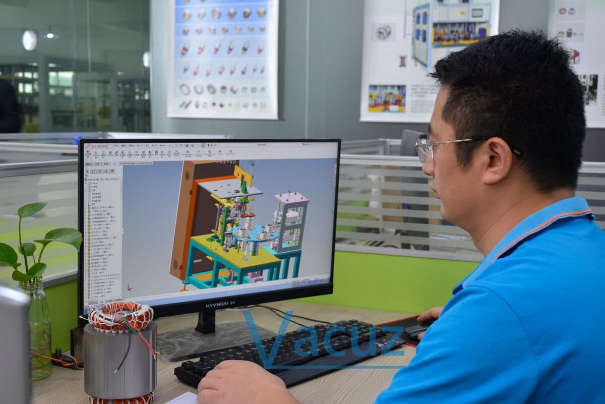 Vacuz Automatic Induction Motor Stator Coil Tie Wire Binding Lacing ...