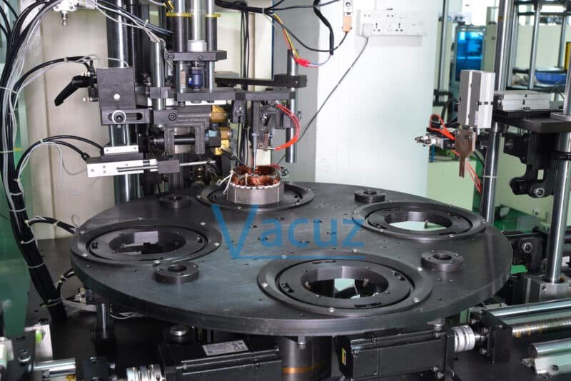 Vacuz Automatic Induction Motor Stator Coil Tie Wire Binding Lacing ...