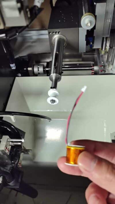 Vacuz 2 Spindles Automatic Transformer Bobbin Coil Teflon Tube ...