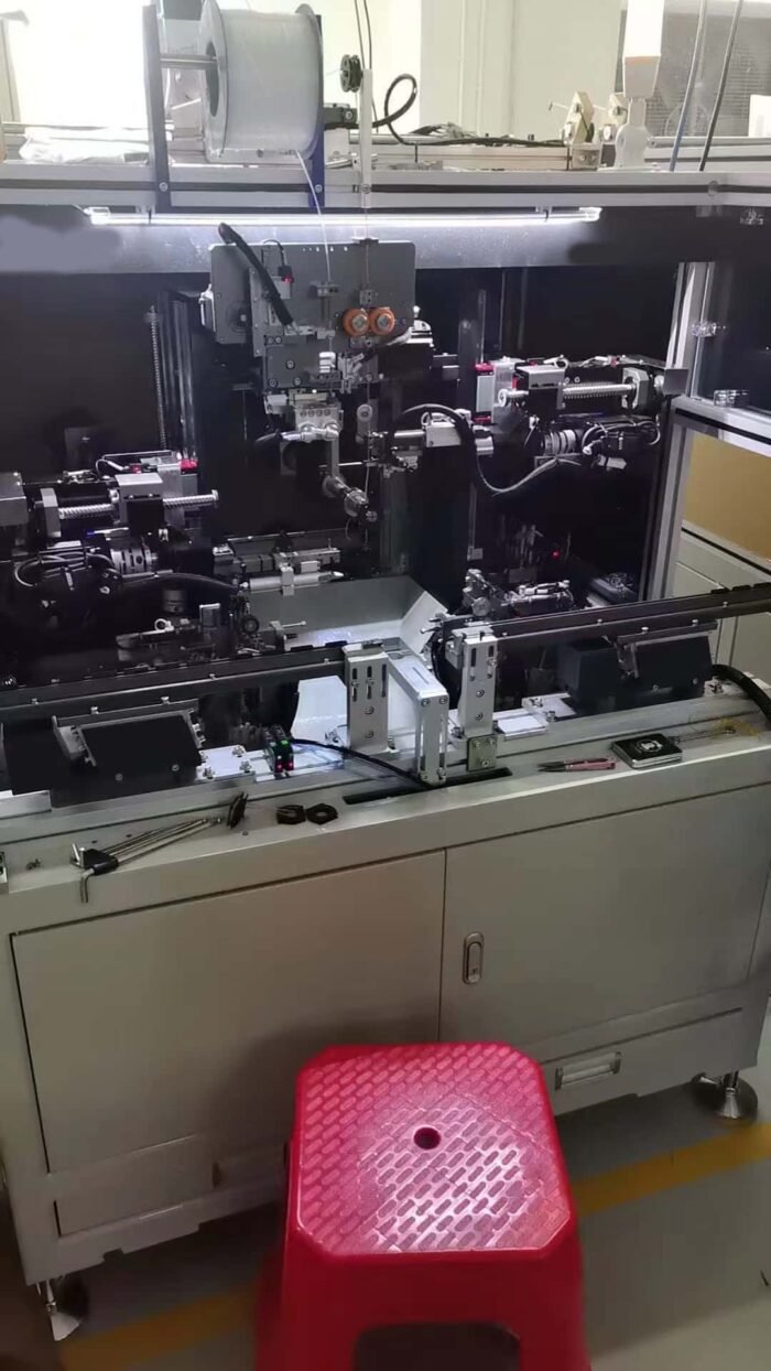 Vacuz Multiple Spindles Automatic Transformer Bobbin Coil Needle Winding Taping Casing Machine ...