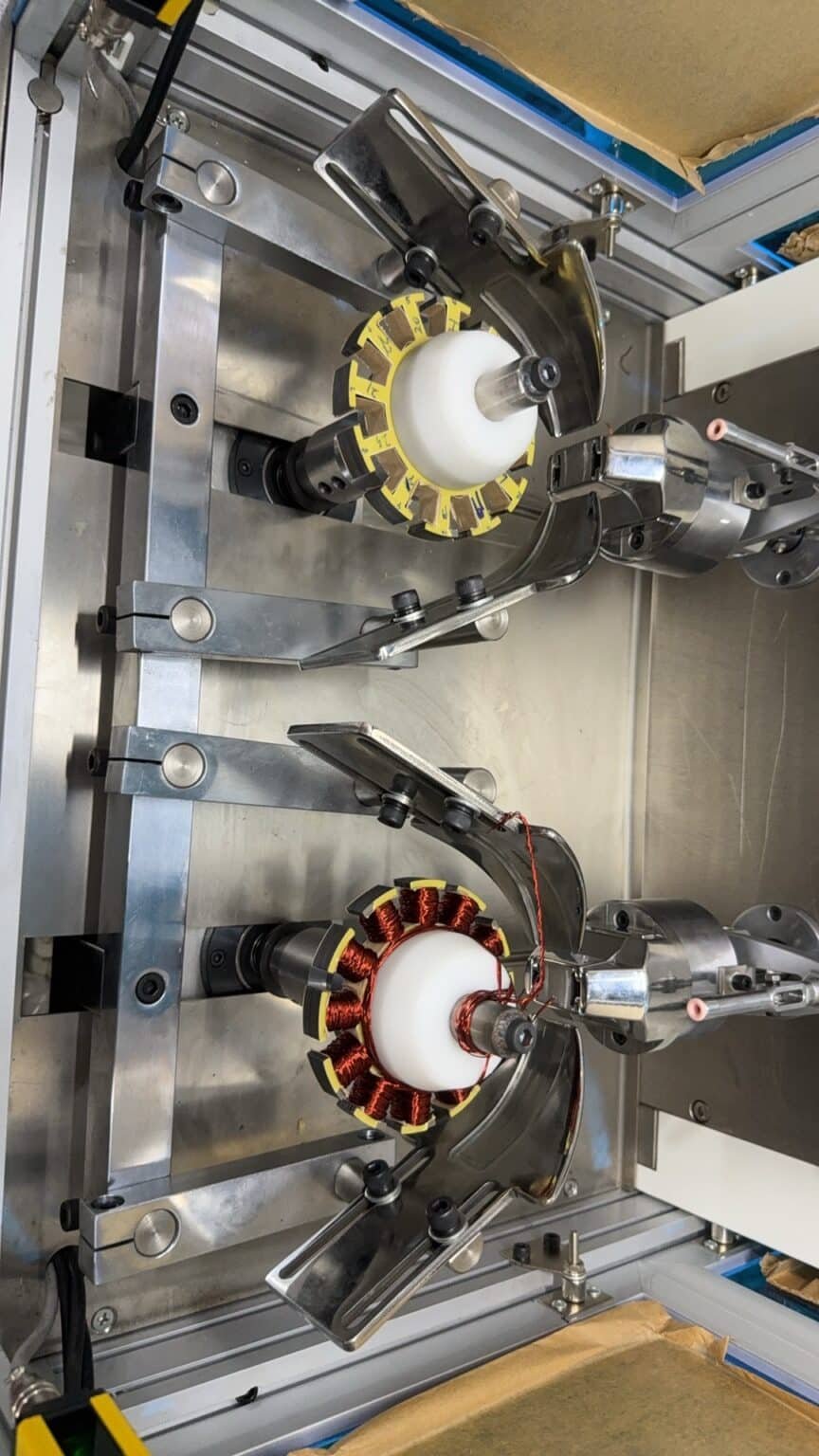 What causes vibration in brushless motor stator coil winding machines ...
