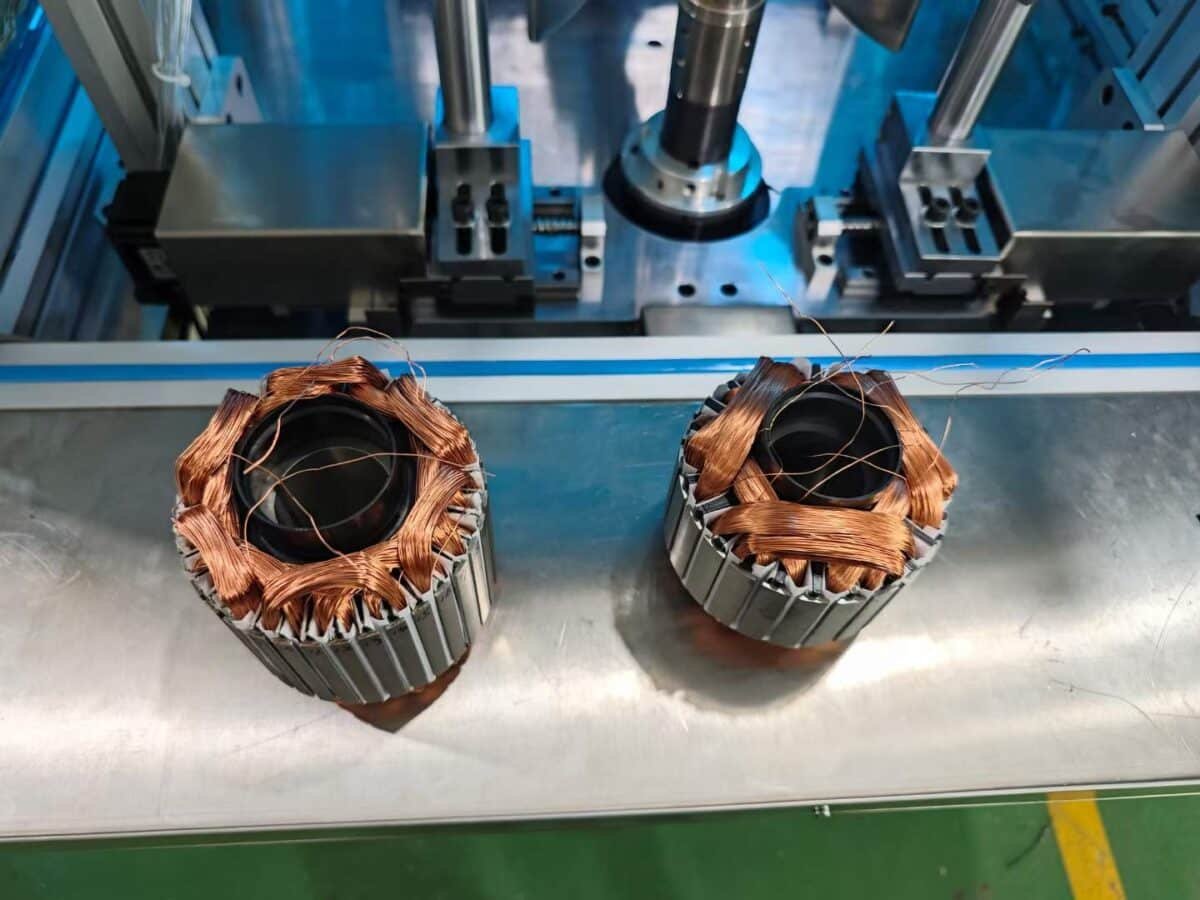 Vacuz 2 Stations AC Asynchronous Fan Motor Automatic Stator Coil Flying ...